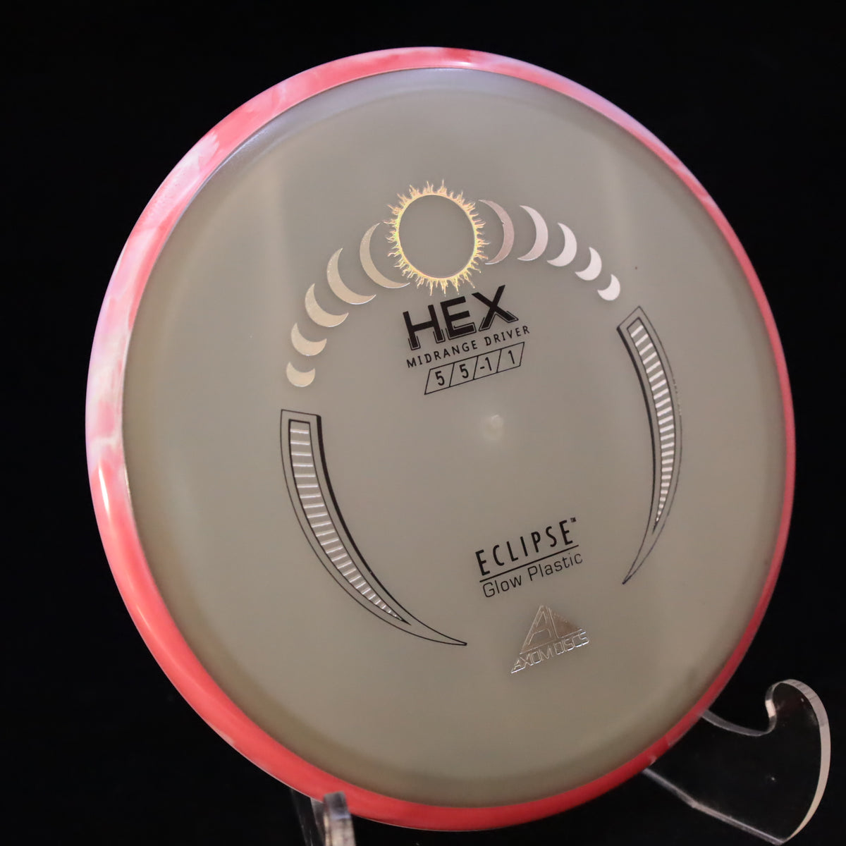 Axiom Eclipse Hex - Laser-Straight Glow-in-the-Dark Midrange Disc – GolfDisco.com