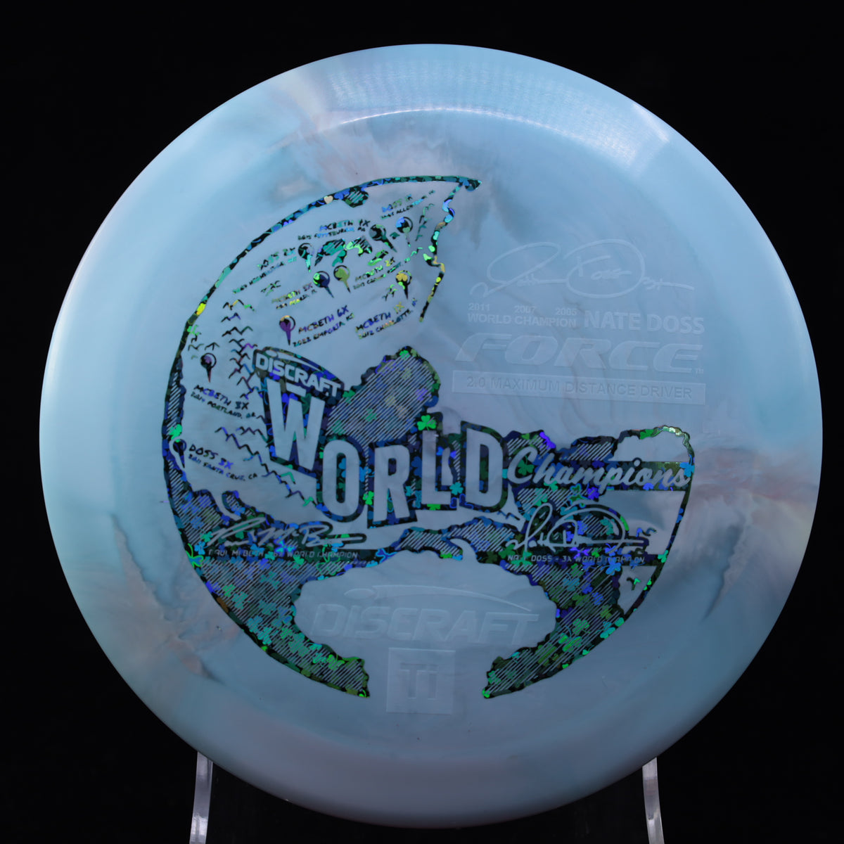 Discraft - Paul McBeth and Nate Doss TI Swirl Force – GolfDisco.com