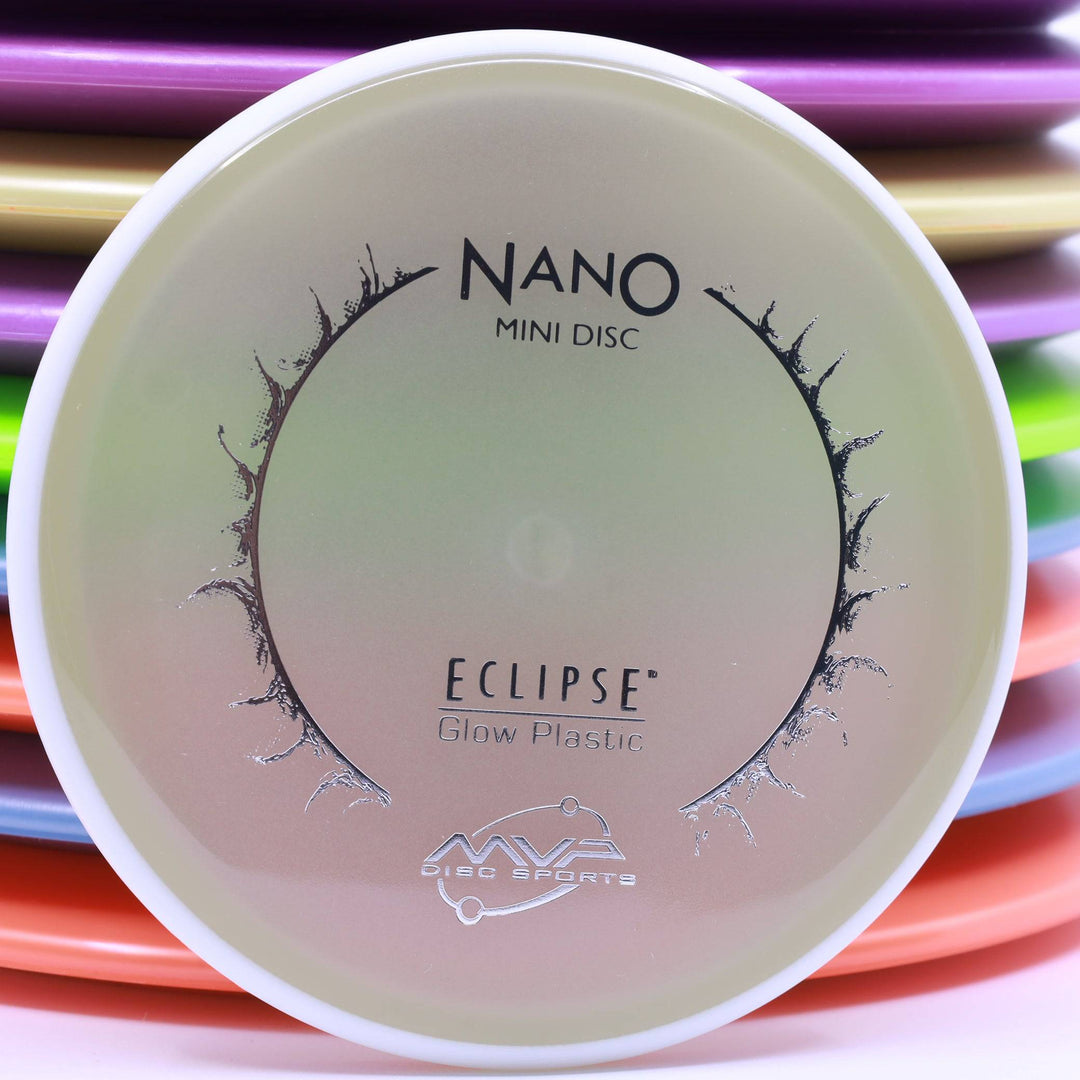 MVP - Nano Mini Disc - Eclipse Glow Plastic - Mini Marker – GolfDisco.com